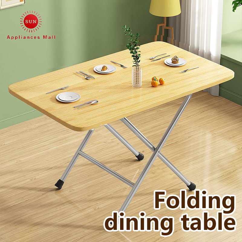 Home folding table Portable simple folding table outdoor table ...