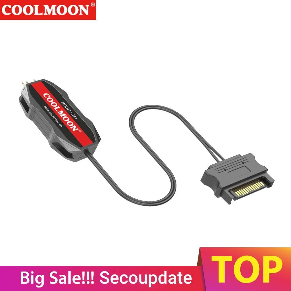 ARGB Controller Cable 5V 3 Pin 3Pin To SATA LED Color Intelligent Fan ...