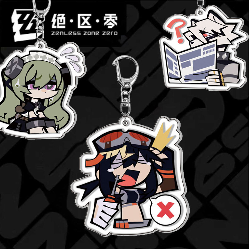 Game Zenless Zone Zero Key Chain Anime Ellen Joe Anby Demara Grace How ...