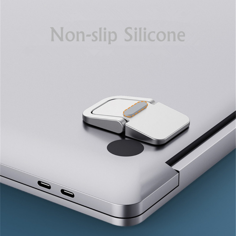 Invisible Mini Riser Alloy Laptop Feet Stand Bracket Heightened Cooling ...
