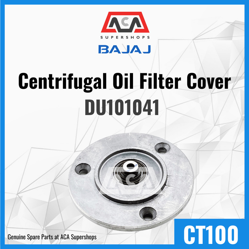 CT 100 Body Centrifugal Oil Filter Cover ( DU101041 ) (BAJAJ GENUINE ...