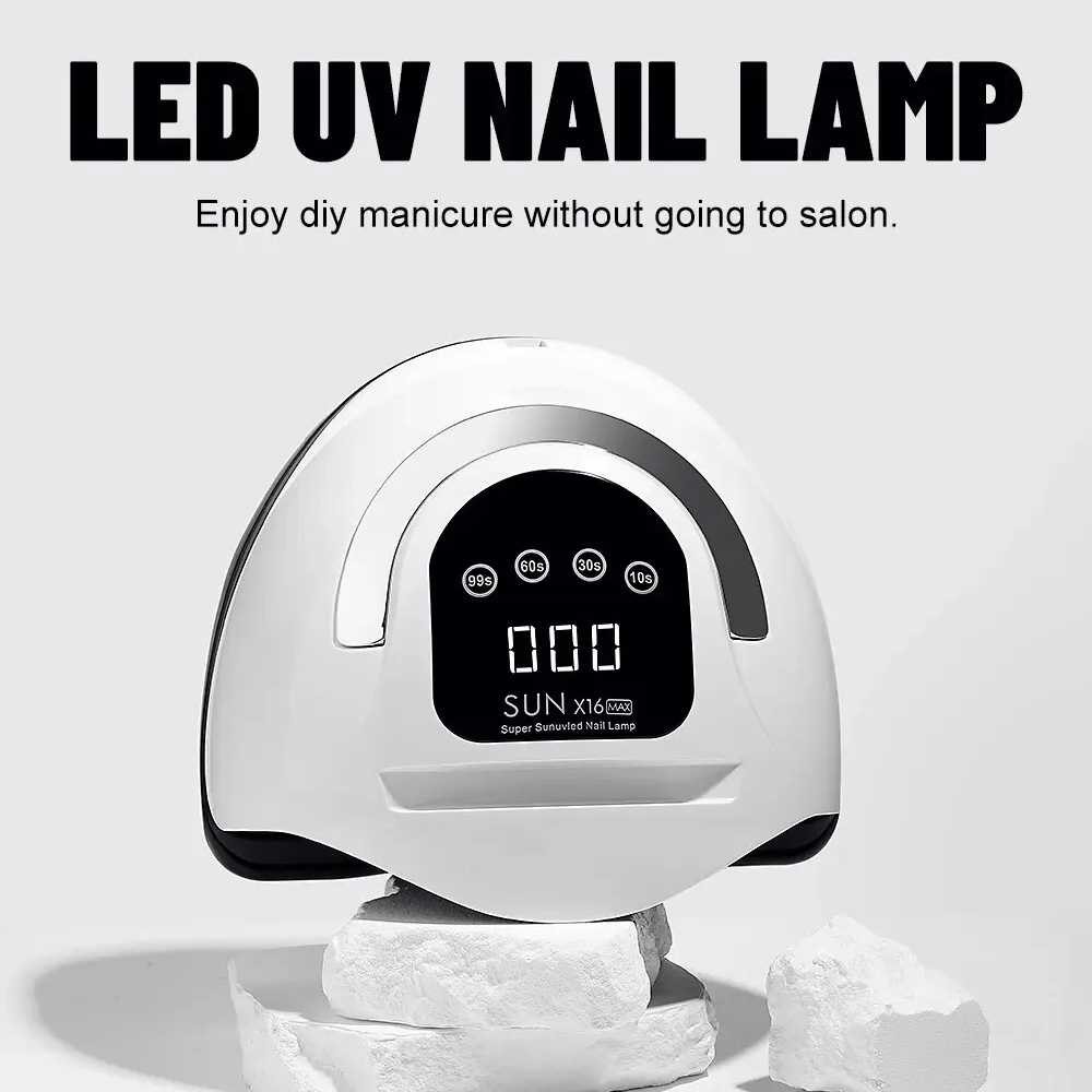 Sun Nail Polish Dryer UV Lamp Nail Dryer Sensor LCD Display 72 LED ...