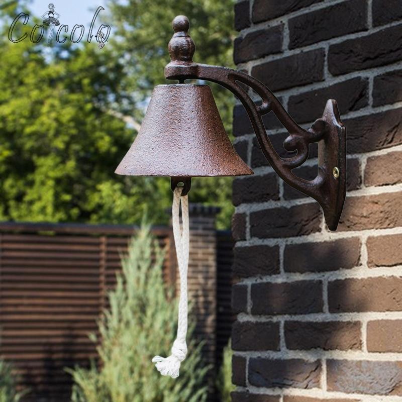 [sparkfire1] Porch Dinner Bell Door Bells Vintage Type Wall Mounted ...