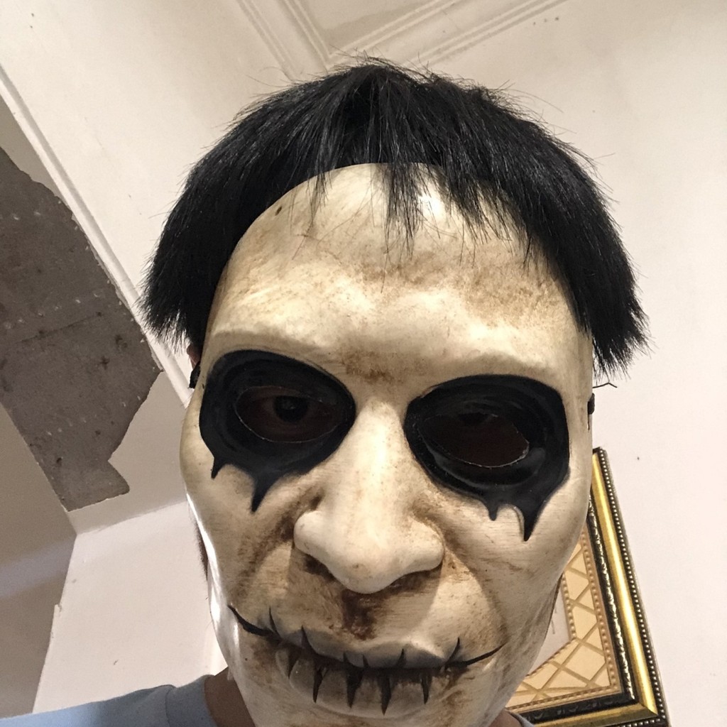 Halloween Full Face Adult Boys Children Horror Clown Cute Smiley Ghost ...