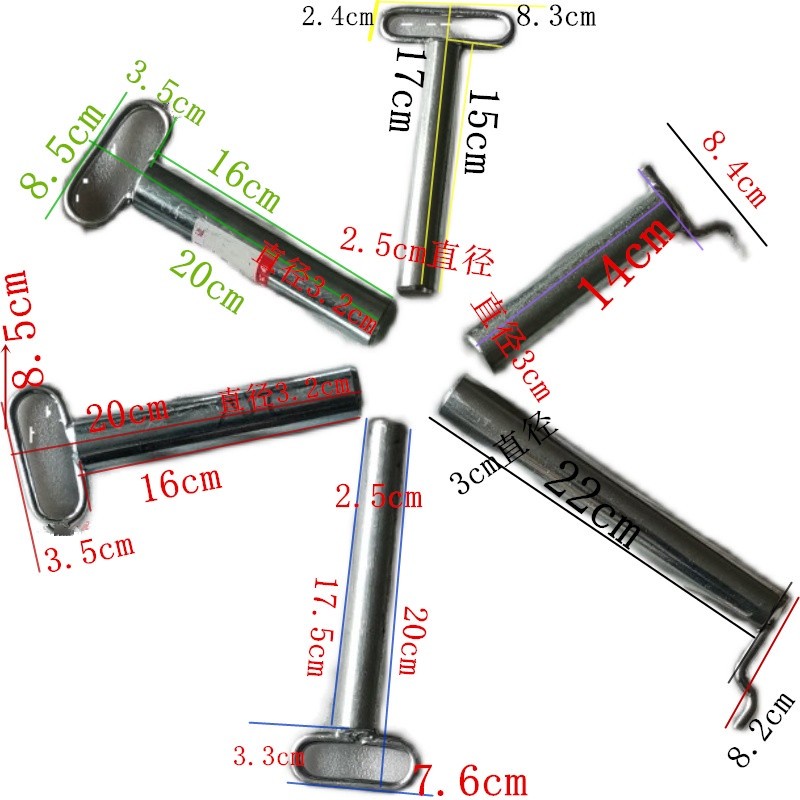 Heli forklift trailer pin forklift bolt Heli counterweight pin traction ...