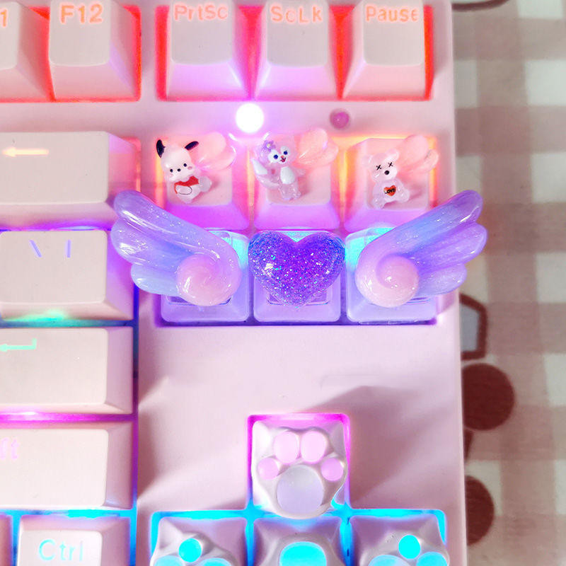 Keycaps Shine Through Keycap For Cross Axis Mechanical Keyboard ...