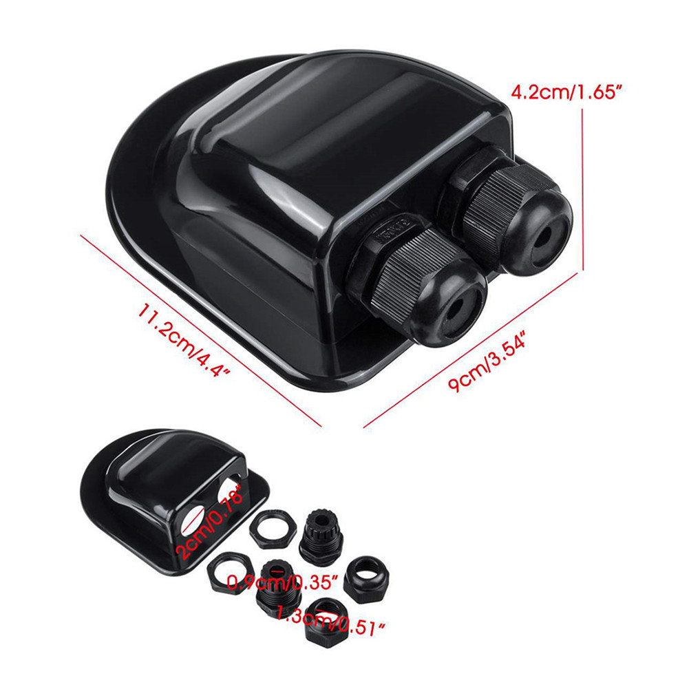 Cable Entry Gland Box Single/Double Hole Entry Gland Box RV Caravan ...
