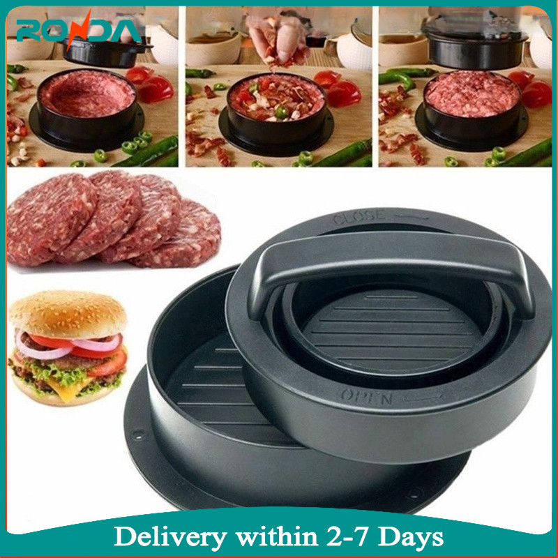 Hamburger Press Maker Patty Mould Slider Press for Stuffed Burgers ...