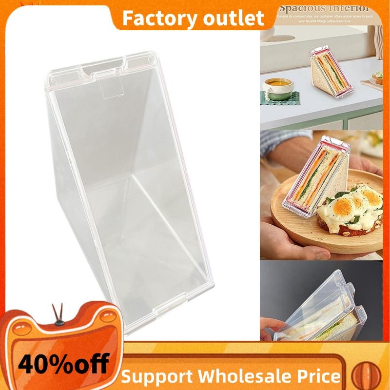 In Stock Triangle Sandwich Container Reusable Washable Sandwich Box ...