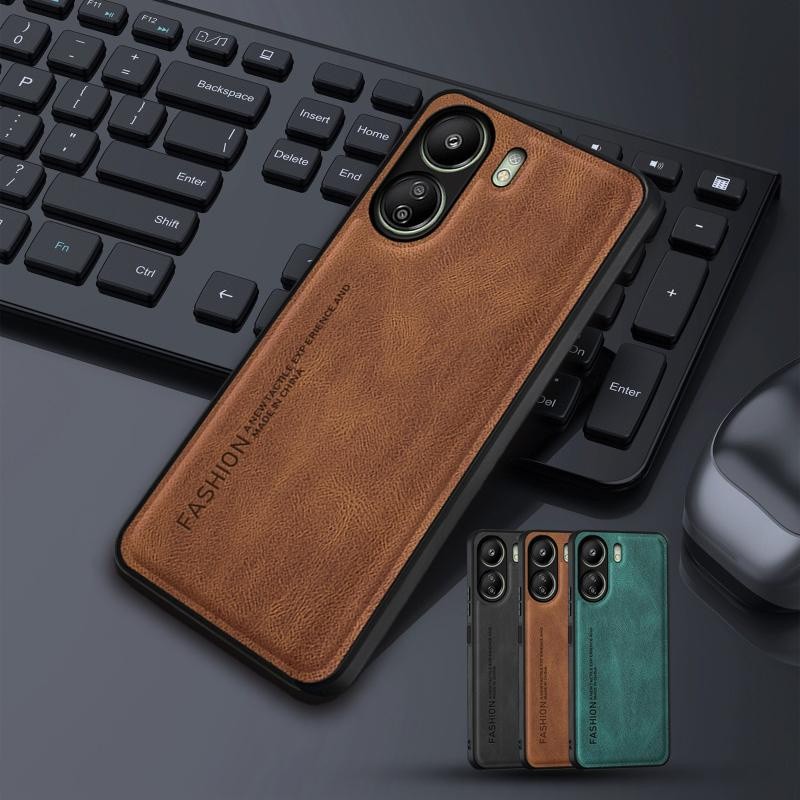 For Xiaomi Poco C65 Phone Case Leather Case TPU Leather Case TPU ...