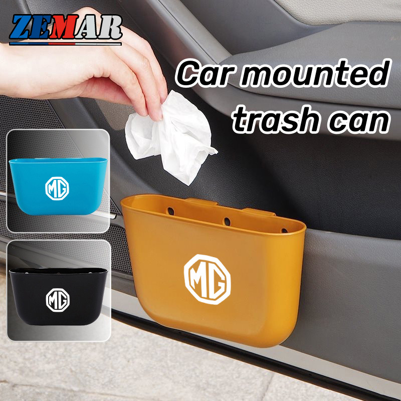 MG Car Inside Trash Can Hanging Dustbin Storage Box Organizer Car ...