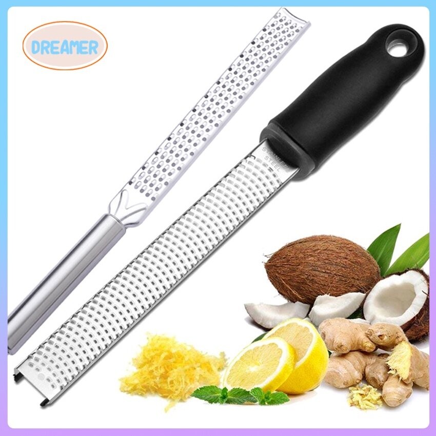 Stainless Steel Zester Lemon Cheese Grater for Fruit Vegetable Cheese ...