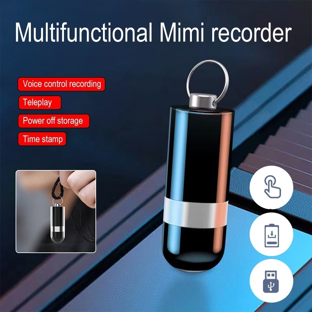Mini Digital Voice Recorder HD One-key Recording Remote Voice Recorder ...