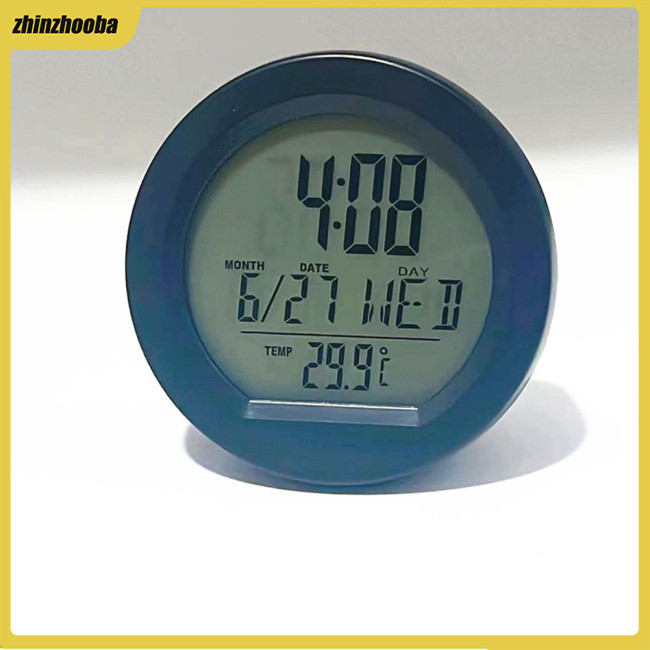 FS Car Digital Thermometer Clock, Multifunctional Dashboard Clock With ...