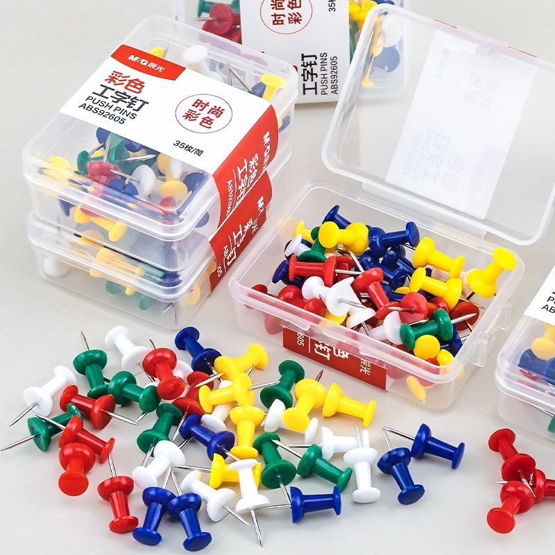 Chenguang Color Push PinPPBoxed Handmade Flat Head Nail Cork Nail ...