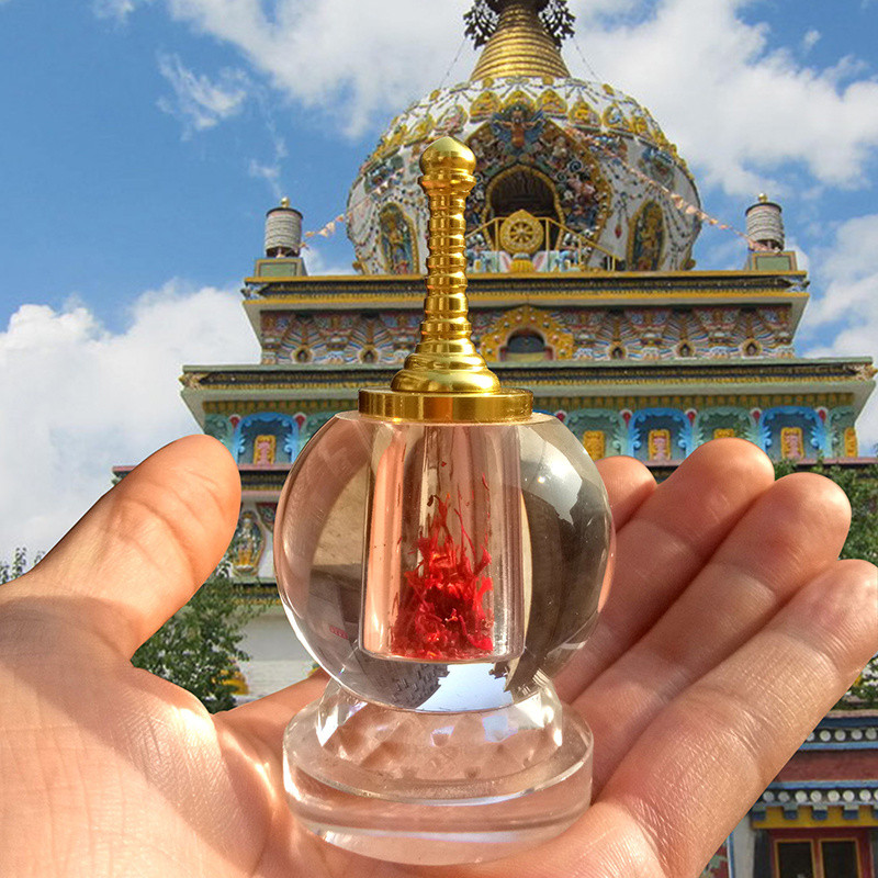 Tantric Dharma Tools Sealed Copper Spiral Buddhist Pagodas Tetric Small ...