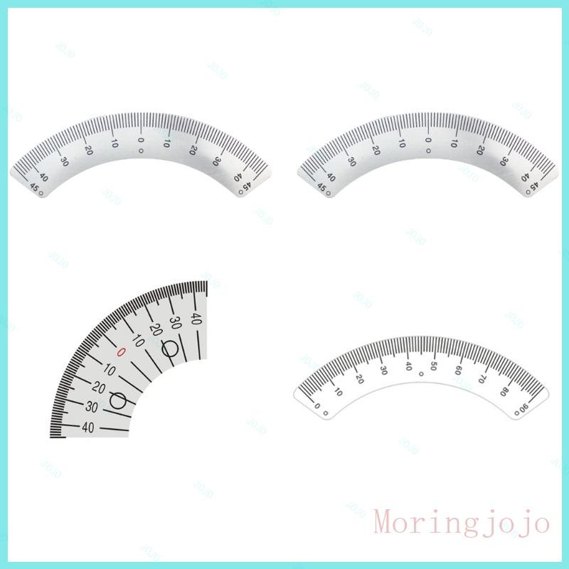 JoJo Upgraded Stainless Steel Protractor Angles Ruler Gauge 45 Degree ...