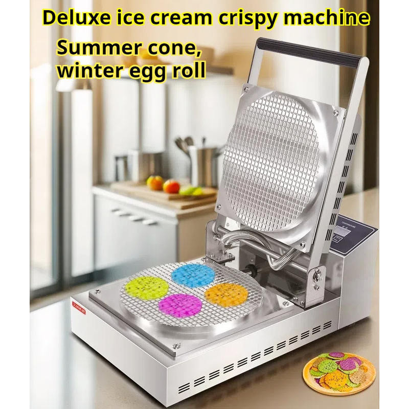 Stainless steel Prawn cracker slice machine egg roll machine ice cream ...
