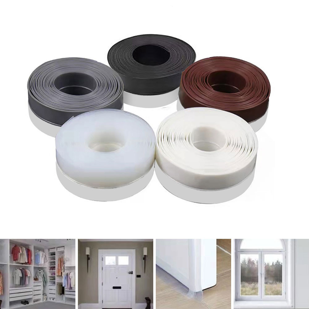 door sealing tape with a size of 4.5cm * 1000cm is installed to cover ...