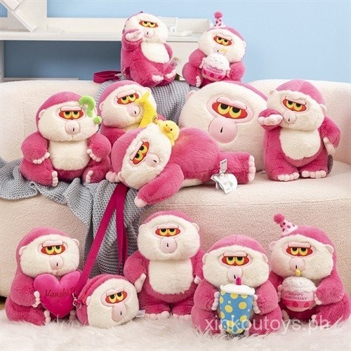 Cute Cartoon Monkey Sitting Plush Doll Funny Pretty Monkey Backpack ...