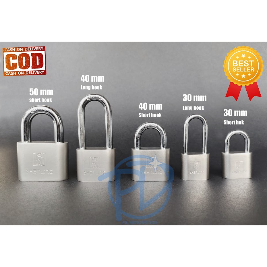 COD PD Stainless Padlock Safety Lock Heavy Duty Lock Gate Lock Door ...
