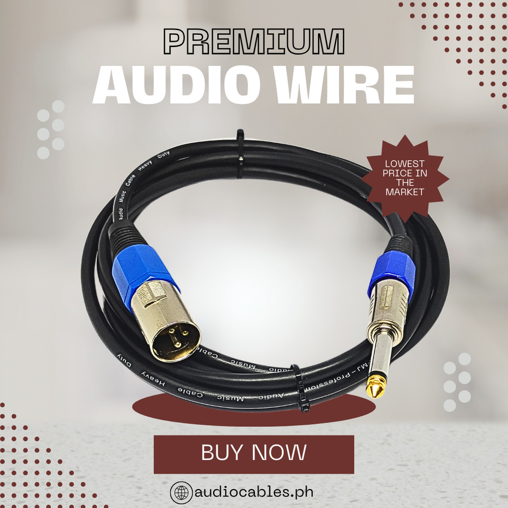 XLR Male to PL Active Speaker Connection Cable High Quality ...