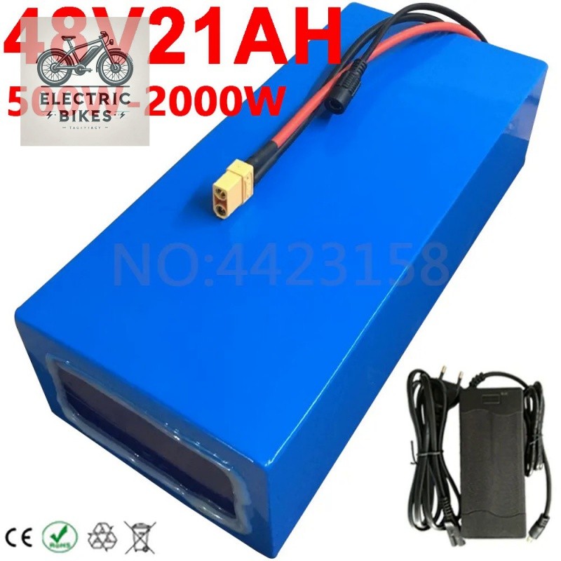 High power 1800W 48V 20AH Electric Bike Battery 48V 20AH E-bike Battery 48 Volt Lithium Battery ...