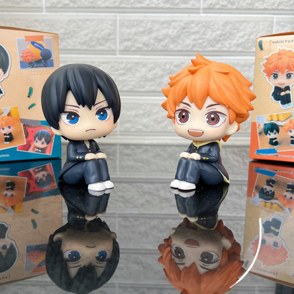Haikyuu Anime Figures Lookup Sitting Posture Doll Hinata Shoyo Tobio ...
