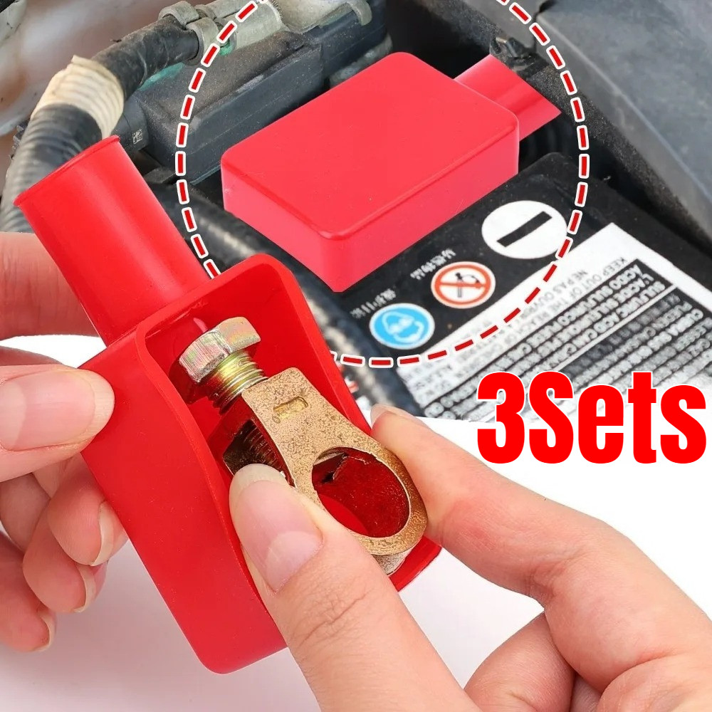 Soft Flame Retardant Rubber Dustproof Cover Positive Negative Battery ...