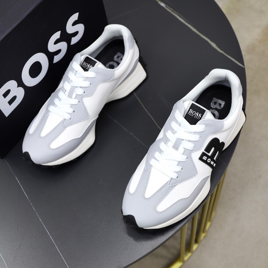 【100％ Original】HUGO BOSS Men's shoes are wear-resistant, anti slip ...