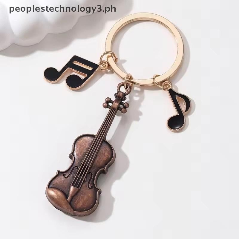 # nology # 1 Piece Musical Instrument Music Key Ring Classic Violin ...