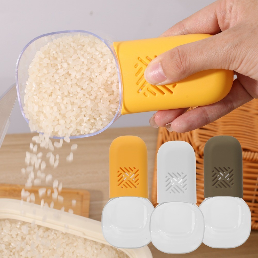 New Kitchen Multi-function Rice Spoon Food-grade Removable Handle ...