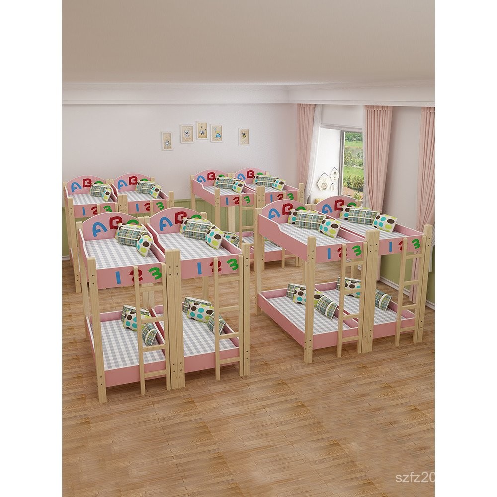 Bunk Bed Daycare Kindergarten Elementary School Students Nap Bed Double ...