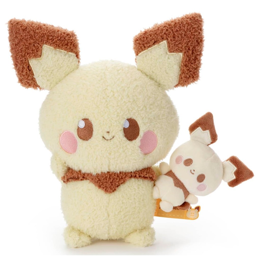 Pocket Monster Pokémon Poképeace Plush (With Plush Version) Pichu Plush ...