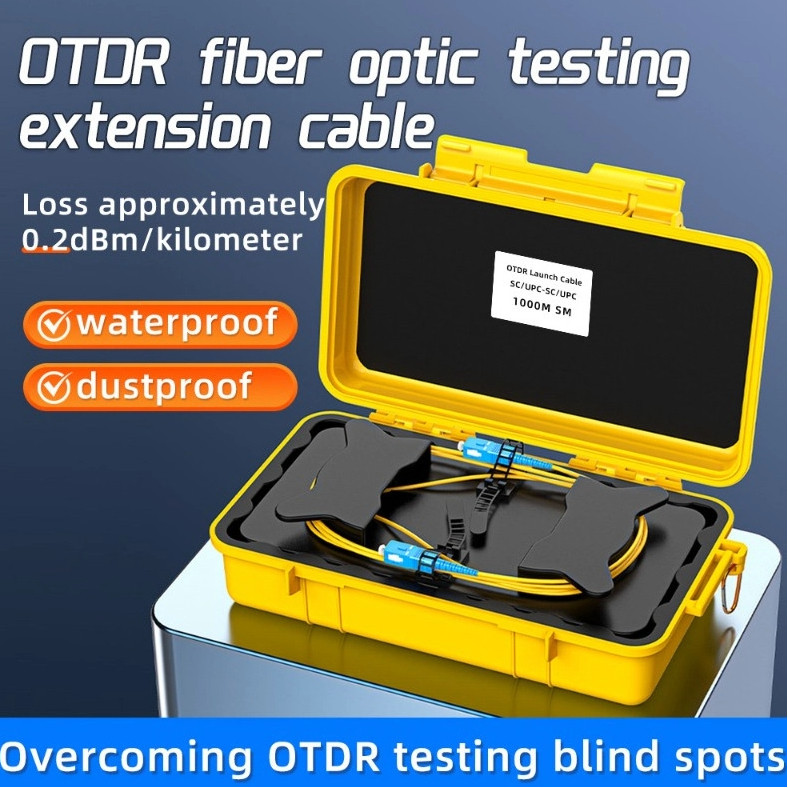 Fiber Optic OTDR Launch Cable Box SC/UPC-SC/UPC 1310/1550nm 150M~2000M ...