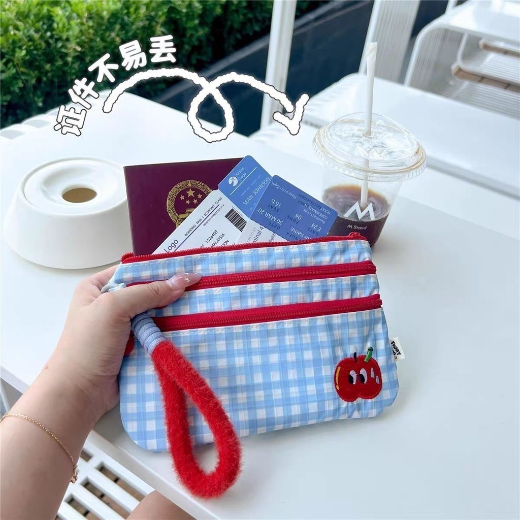 Niche Design Passport Document Organizer Travel Ticket Abroad ID Card ...