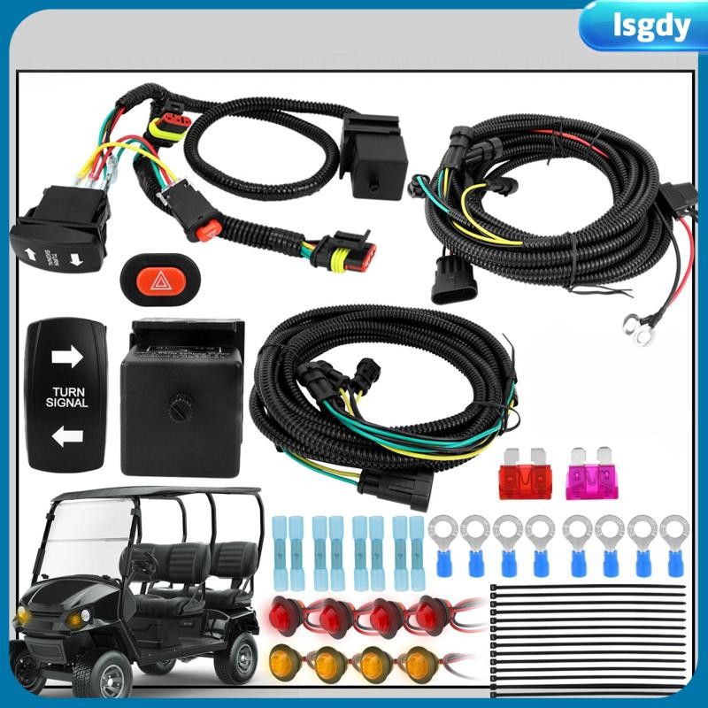 [Lsgdy] ATV UTV Turn Signal Lights Kit Assembly Pre Wired Easy ...