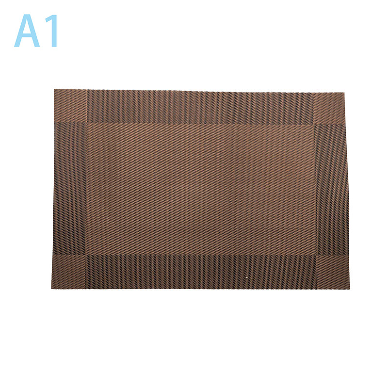 FITOW Table Mat Set Non-Slip Bowl Pad Coaster Set Washable PVC Dining ...
