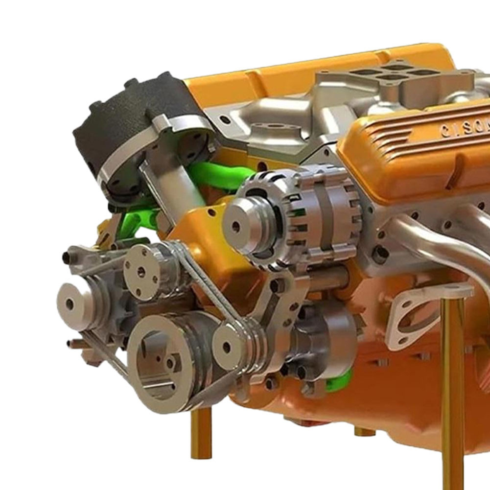 Small-Block Engine Model Kits Wear Resist Realistic Mini V8 Engine Kits ...