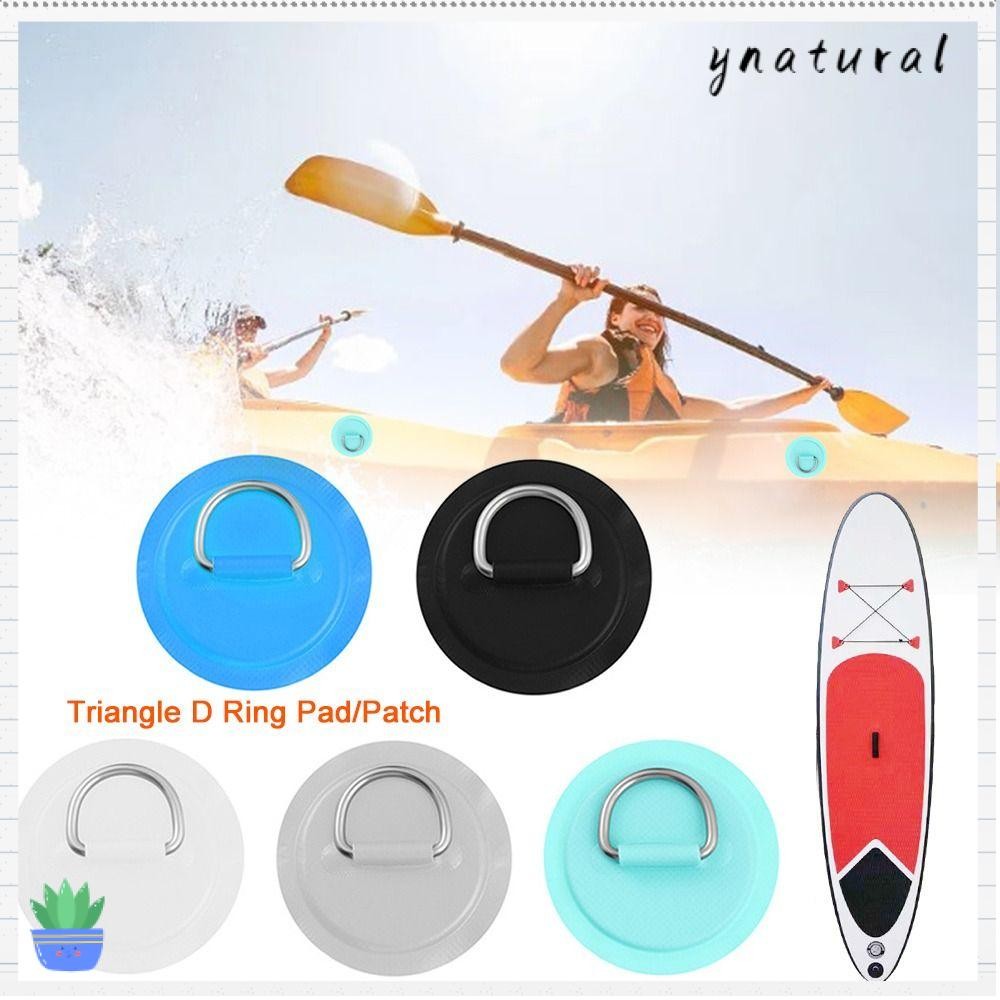 YNATURAL 6pcs Triangle D Ring Pad/Patch, PVC Pad Raft Dinghy Inflatable ...