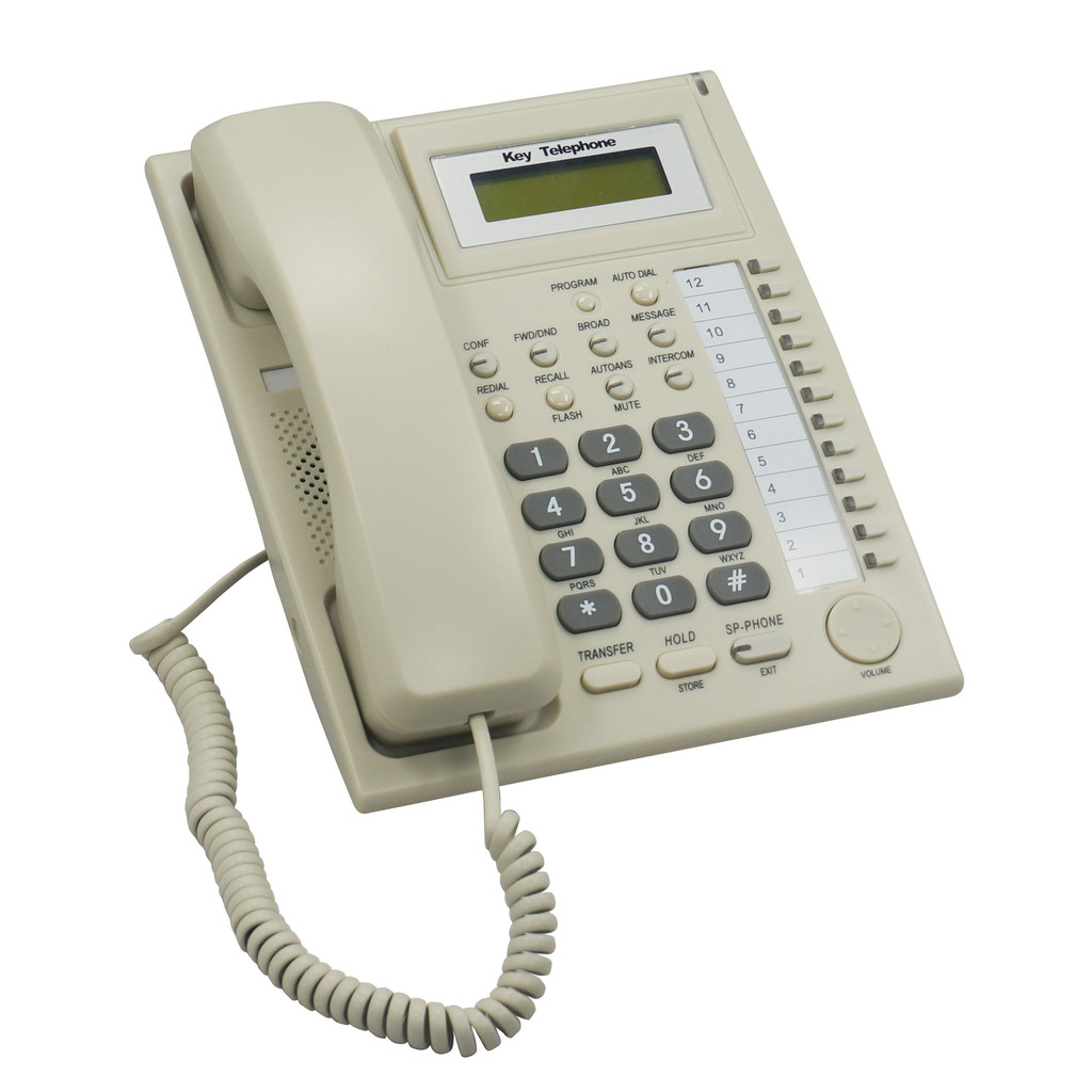Corded Landline phone Key phone PH201-D for Excelltel PABX | Shopee ...
