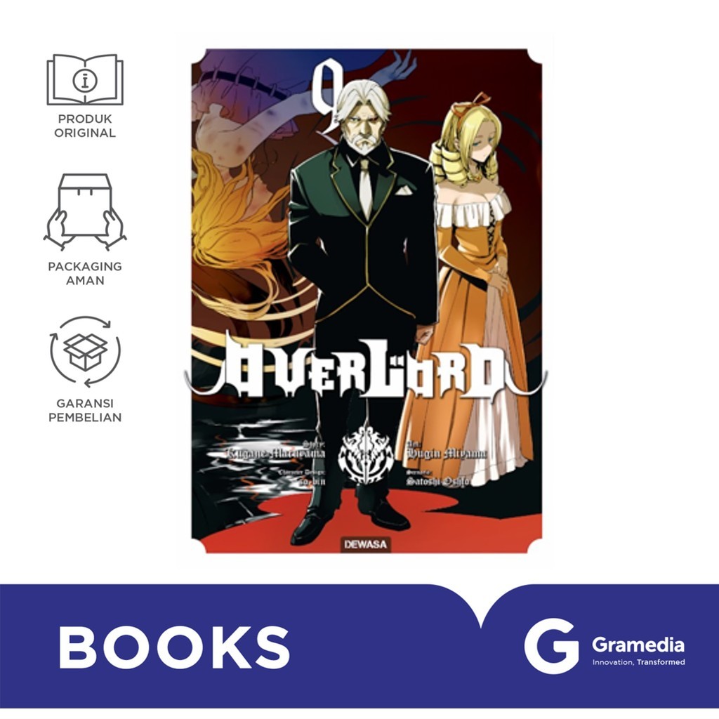 Gramedia Surabaya - Overlord Vol. 9 (Kugane Maruyama) | Shopee Philippines