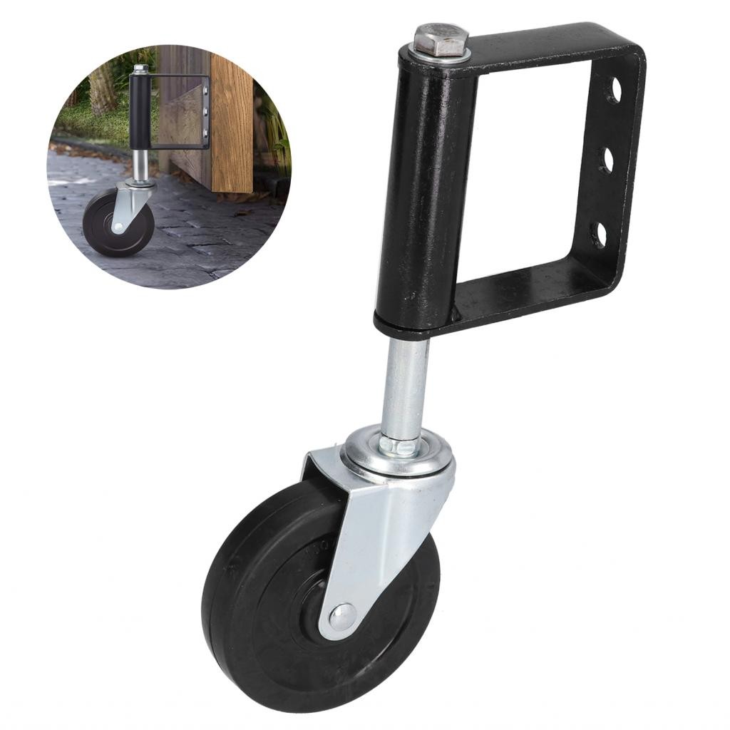 bestchoices-th Spring Loaded Gate Caster 100x25mm Heavy Duty Door Wheel ...