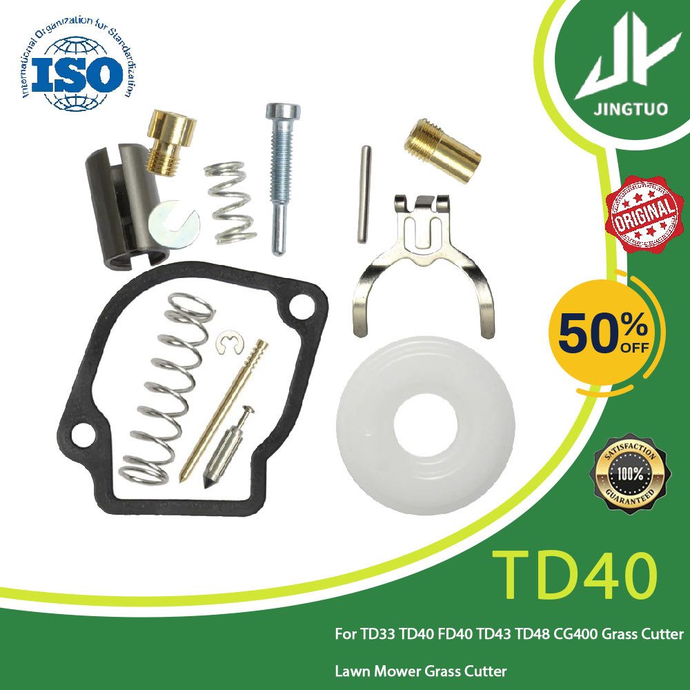 Kawasaki TD33 TD40 Lawn Mower Carburetor Repair Kit For FD40 TD43 TD48 ...