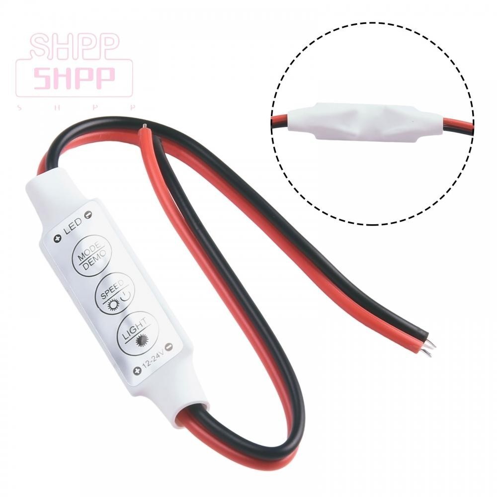 12V Mini LED Strip Light Dimmer Controller On/Off Switch Exceptional ...
