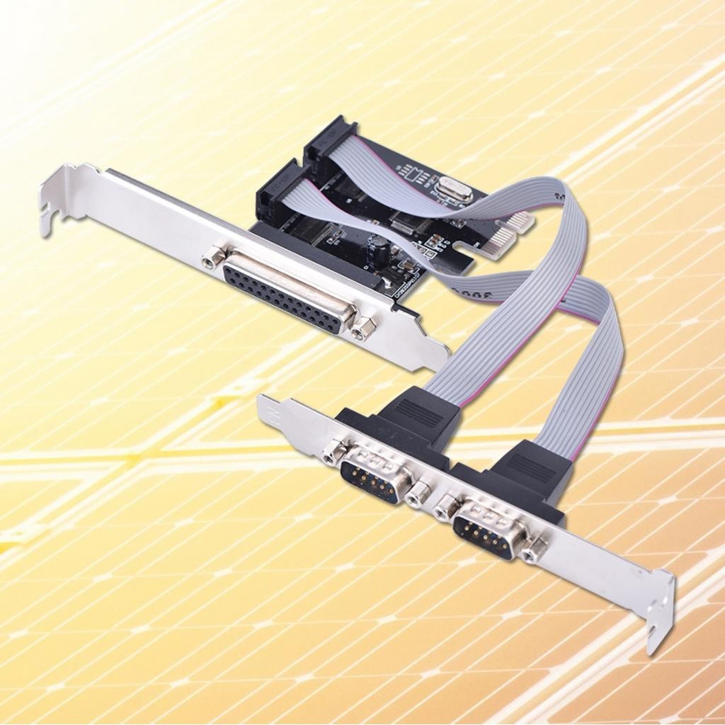 Ddhihi PCI-E to 2-Port Expansion Card DB25 Parallel LPT Port Adapter ...