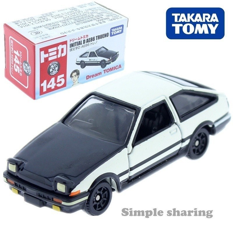 Dream Tomica NO. 145 Initial D AE86 TRUENO Toyota Takara Tomy Diecast Metal Car In Toy Vehicle ...