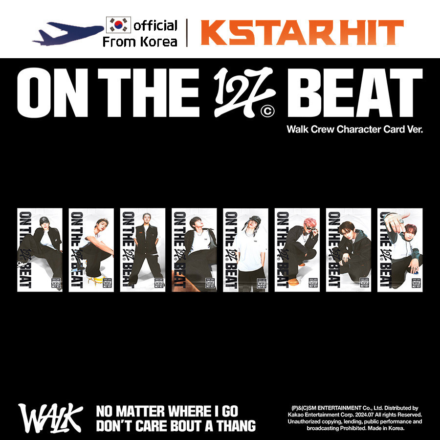 (Walk Crew Character Card Ver.) NCT 127 - WALK (6th full album) | Shopee Philippines