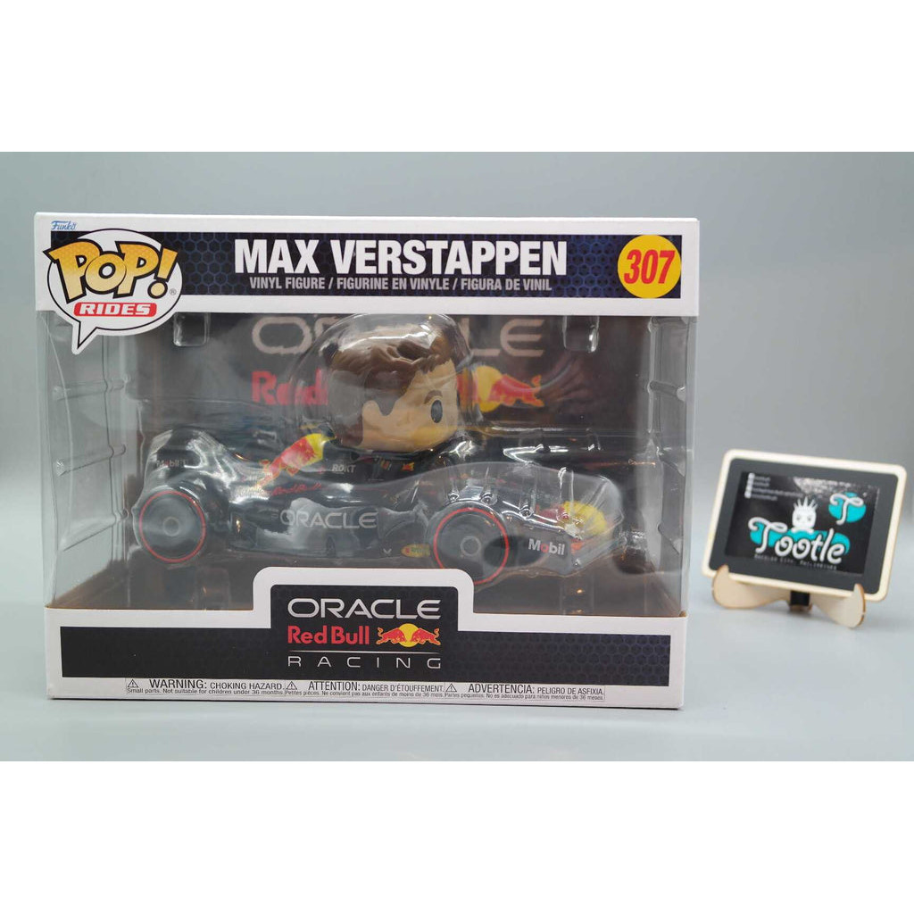 MAX VERSTAPPEN 307 ORACLE Red Bull Racing Super Deluxe Funko Pop RIDES ...