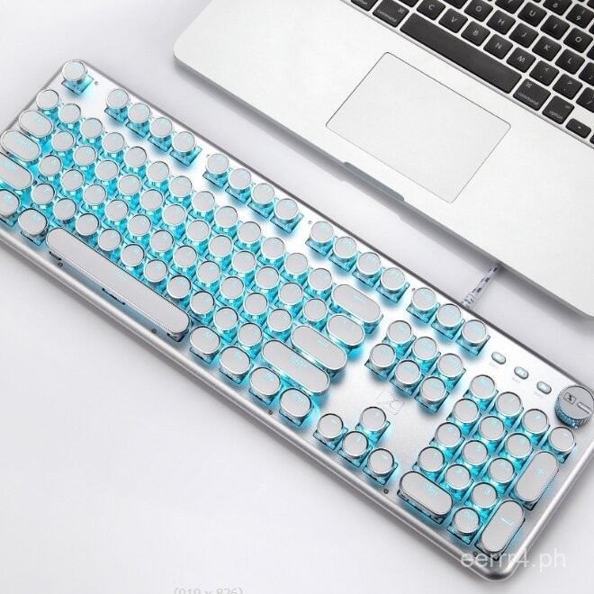 Cross-Border TechnologyX9White Blue Dual Mechanical Keyboard Full Key ...